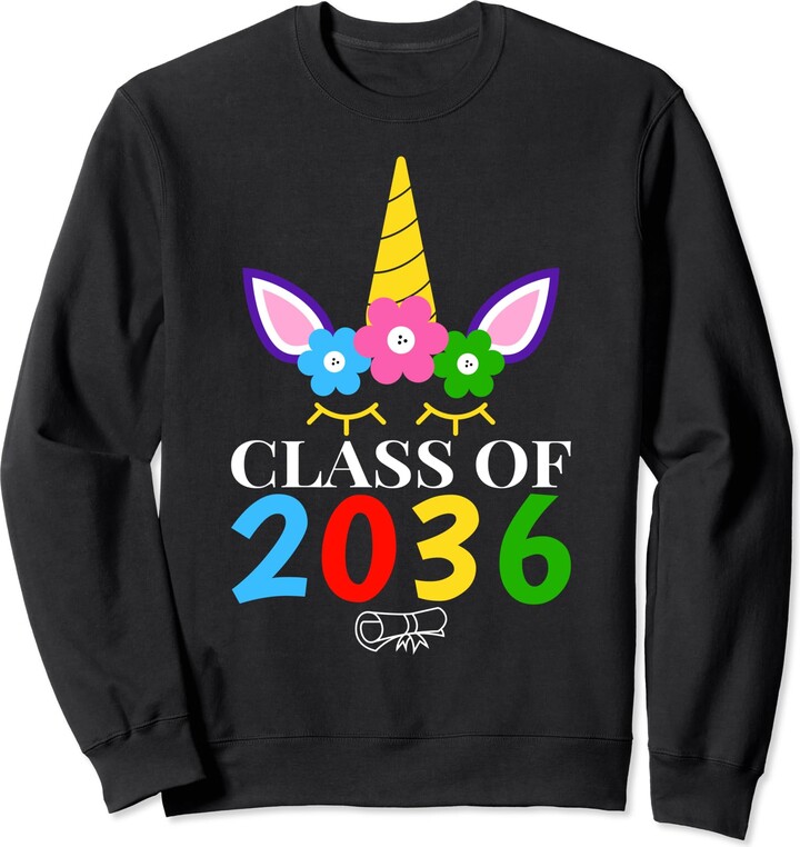 Class of 2036 Grow With Me Back To School Kids Unicorn Class of 2036 ...