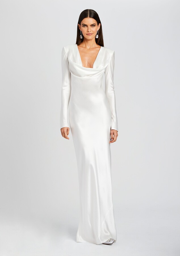 Sans Faff Anna Cowl Evening Dress - ShopStyle