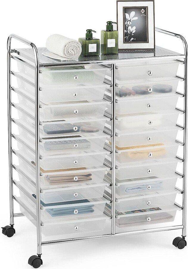 OFFICEJOY 20 Drawer Rolling Storage Cart - ShopStyle