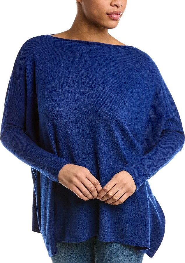 Kier & J Oversized Cashmere Boatneck Sweater - ShopStyle
