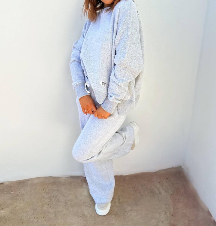 Royce Brand Henderson Wide Leg Amore Pants In Oatmeal - ShopStyle