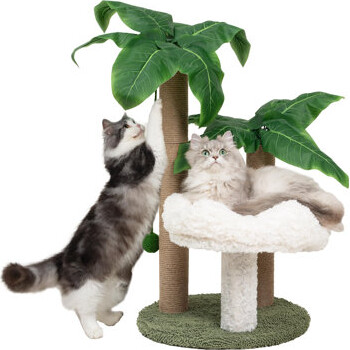 Archie & Oscar Cat Scratching Post Palm Tree With Bed Cloud Cute Cat ...
