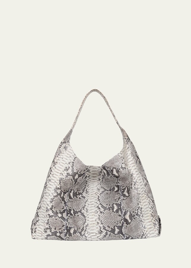 ADRIANA CASTRO Meissa Python Hobo Shoulder Bag - ShopStyle
