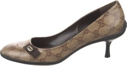 Gucci Printed Pumps - ShopStyle