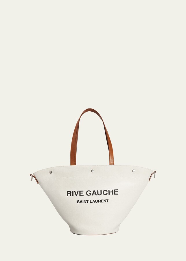 Saint Laurent Cabas Rive Gauche Wing Tote Bag - ShopStyle