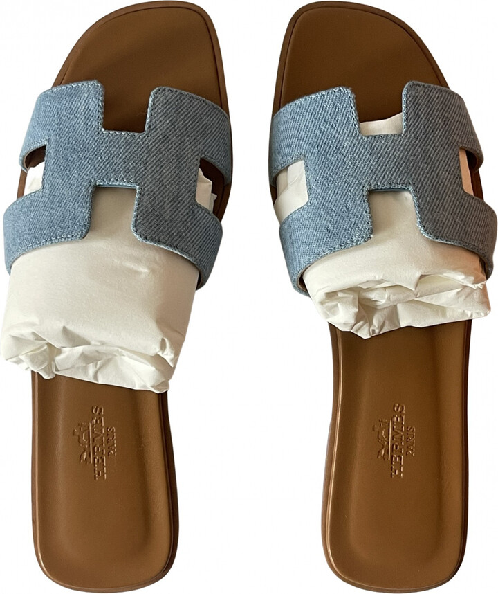 Hermes Oran cloth sandal - ShopStyle