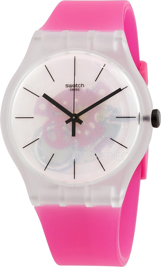 Swatch Women's Monthly Drops Transparent Dial Watch - ShopStyle