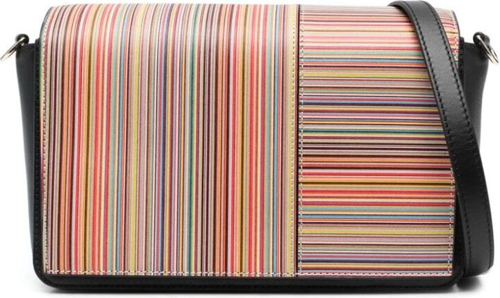 Paul Smith striped leather crossbody bag - ShopStyle