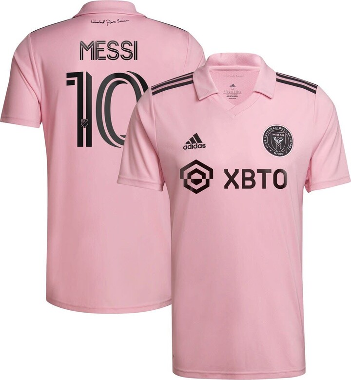 adidas Men's Lionel Messi Pink Inter Miami CF 2023 The Heart Beat Kit ...