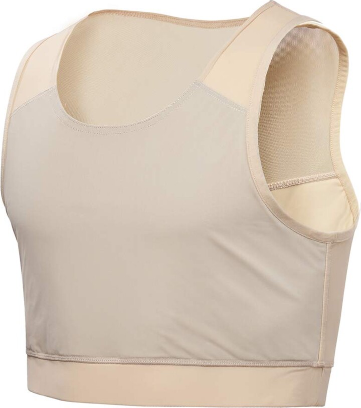 Idtswch Chest Binder For Transgender Breast Compression Bra - Beige ...