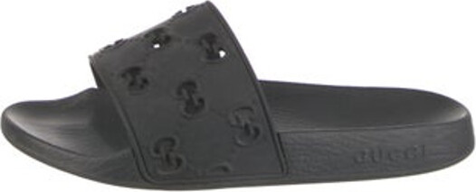 Gucci Rubber Slides - ShopStyle