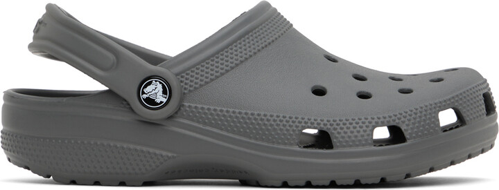 Crocs Gray Classic Clogs - ShopStyle Sandals