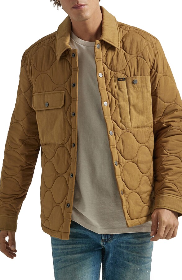 Lee Quilted Overshirt Jacket - ShopStyle