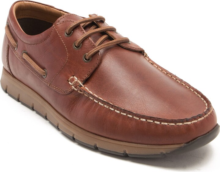 Thomas Crick Men's Thunder 3 Eyelet Gibson Casual Boat Shoe - ShopStyle ...