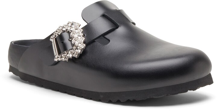 BIRKENSTOCK X MANOLO Blahnik Boston Crystal Buckle Clog - ShopStyle