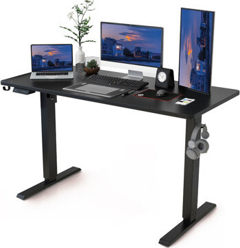 Inbox Zero Electric Standing Desk Frame - Two Leg Motorized Stand Up ...