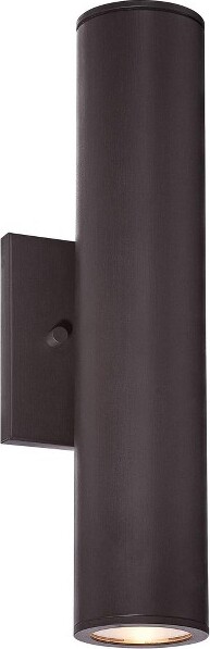 Minka Lavery Modern Outdoor Wall Light Fixture Dorian Bronze LED Dark ...