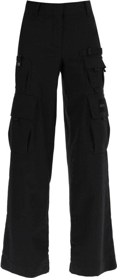 Off-White wool cargo pants - ShopStyle