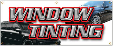 SignMission Window Tinting Banner Sign - ShopStyle Laptop Carts & Stands