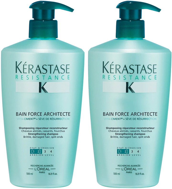 Kérastase Resistance Bain Force Architecte (500ml) Duo - ShopStyle Shampoo