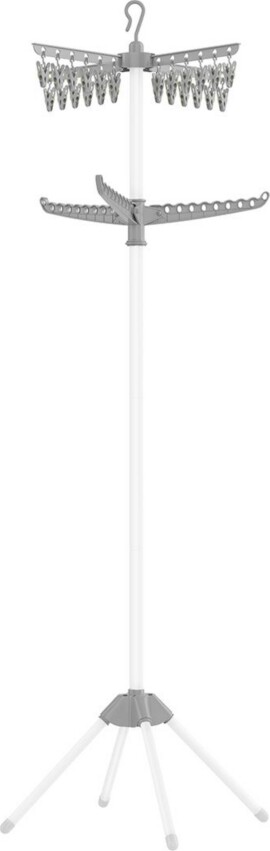 Slickblue 2-tier Quadruped Laundry Air-drying Rack, Space-saving And ...