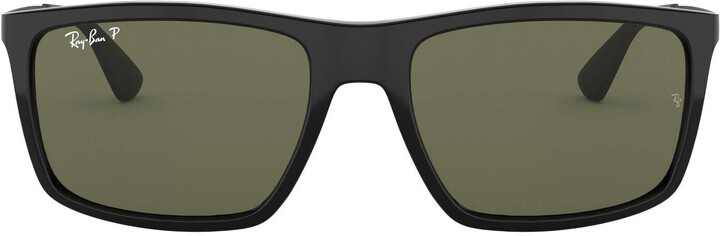 Ray-Ban Men's RB4228 Polarized Rectangular Sunglasses - ShopStyle