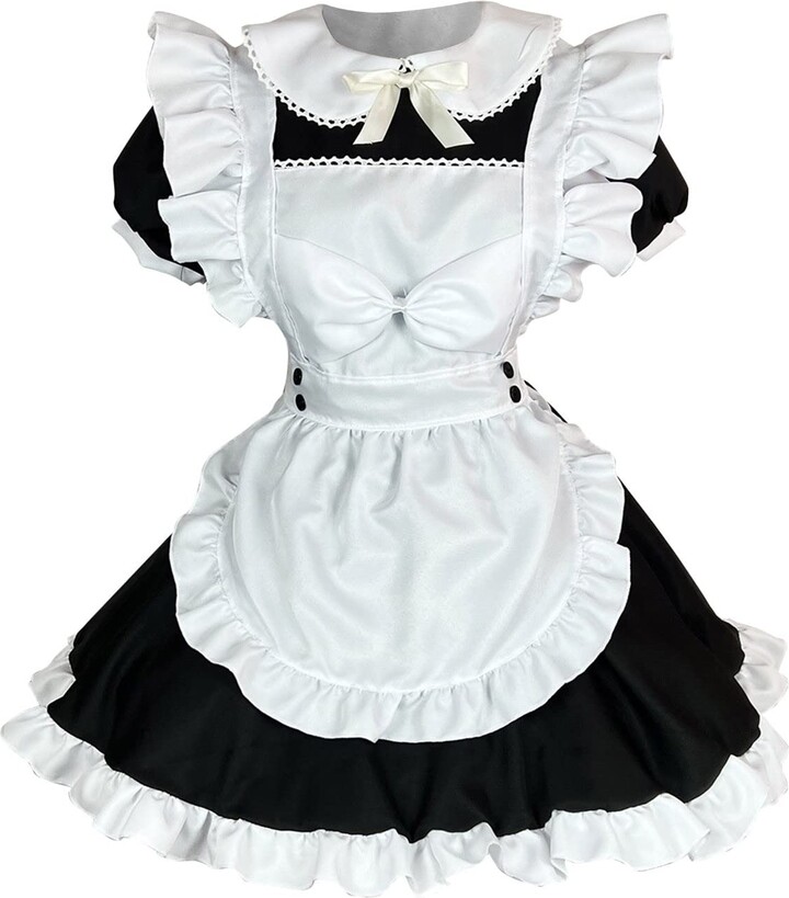 Hoothy-Herren Women's Maid Costume Maid Outfit Sexy Dresses for Women ...