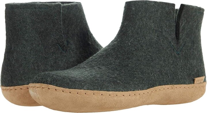 Glerups Wool Boot Leather Outsole (Forest) Shoes - ShopStyle