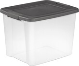 Sterilite ShelfTotes 50 Quart Clear Latched Stacking Plastic Storage ...