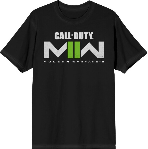 Call Of Duty Modern Warfare II MW2 Logo Men's Black T-shirt-XXL ...