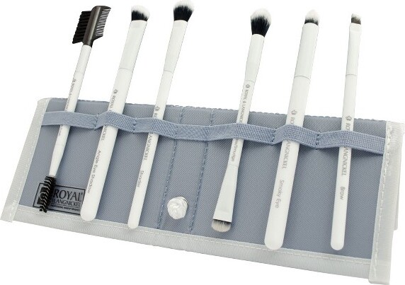 MODA Brush Beautiful Eyes 7pc White Travel Sized Makeup Brush Flip Kit ...