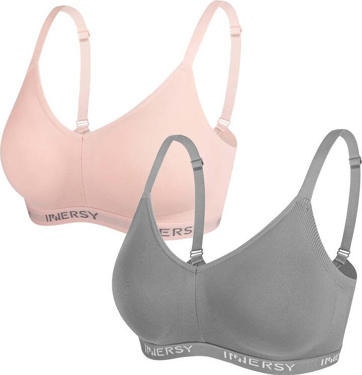 INNERSY Ladies Bras Non Wired Womens Padded Comfort Bra Set Full ...