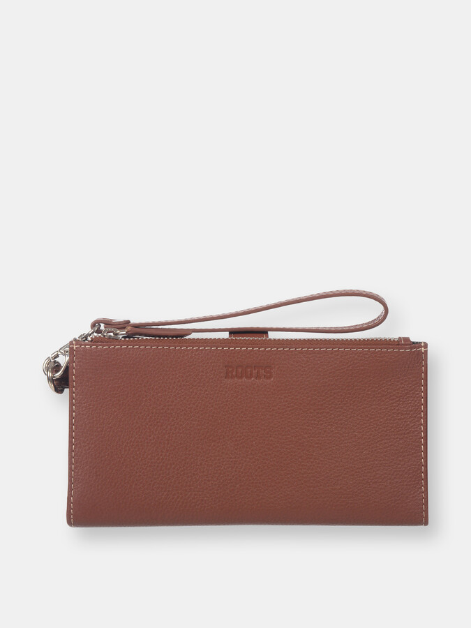 Roots Ladies Leather Rfid Wallet with Removable Wristlet - ShopStyle