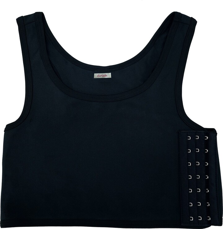 Aivtalk Tomboy Lesbian Breathable Chest Binder Short Corset Velcro ...
