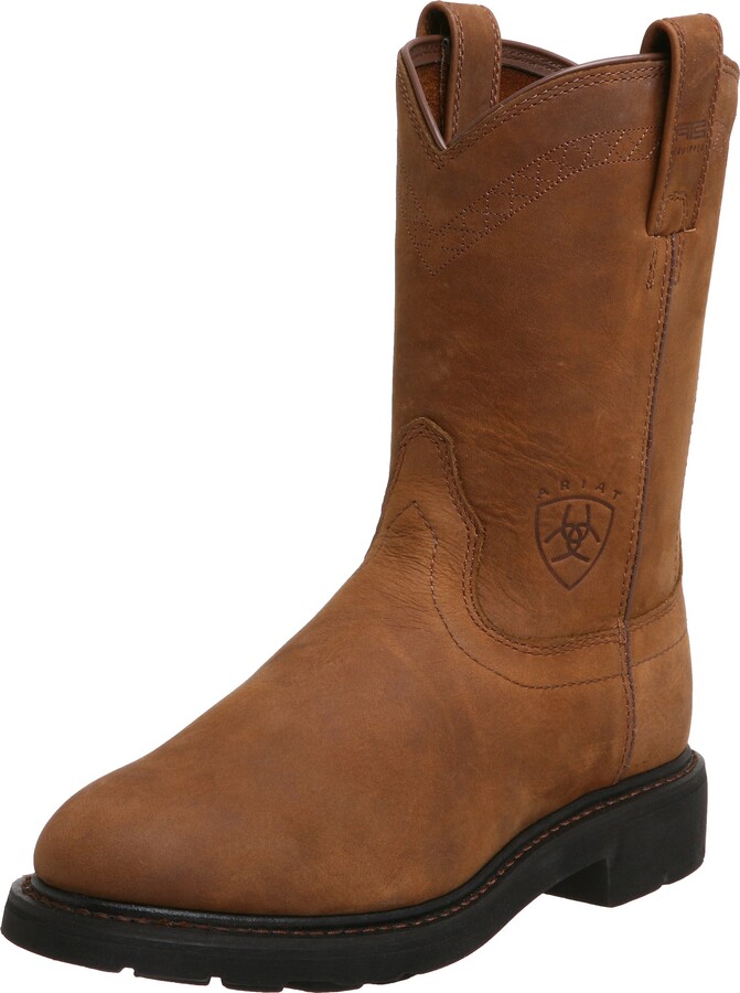 Ariat Mens Sierra Work Boot Aged Bark 6.5 Wide - ShopStyle