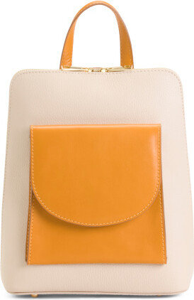 TJMAXX Leather Rectangular Backpack - ShopStyle