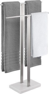 Koala Company 2-Tier Towel Racks For Bathroom Freestanding With Marble ...