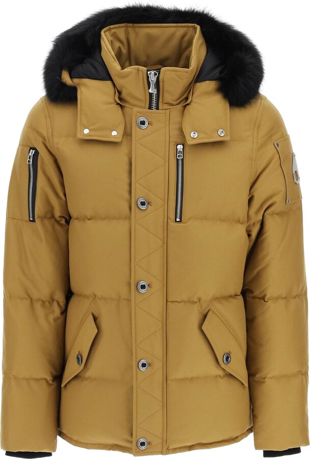 Moose Knuckles 'original 3q fur' down jacket - ShopStyle
