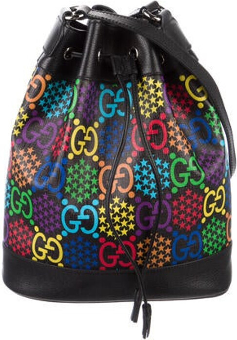 Gucci GG Supreme Psychedelic Bucket Bag - ShopStyle