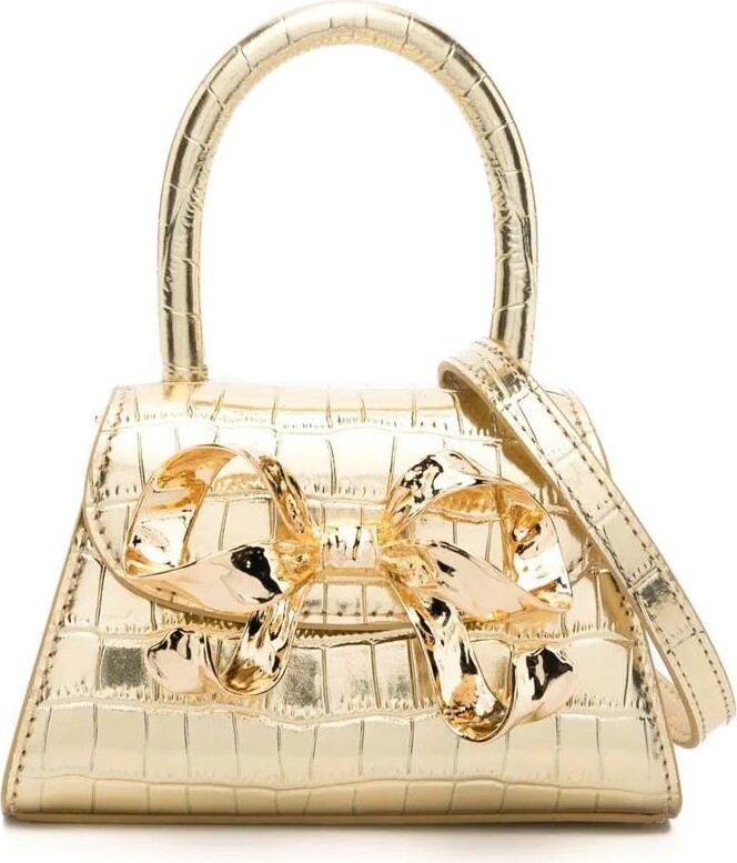 Self-Portrait The Bow micro tote bag - ShopStyle