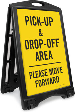 SmartSign Pick up/Drop Off Portable Sidewalk Sign - ShopStyle Laptop ...