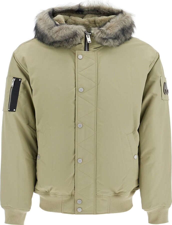 Moose Knuckles Men's Denali Hooded Bomber - ShopStyle Jackets