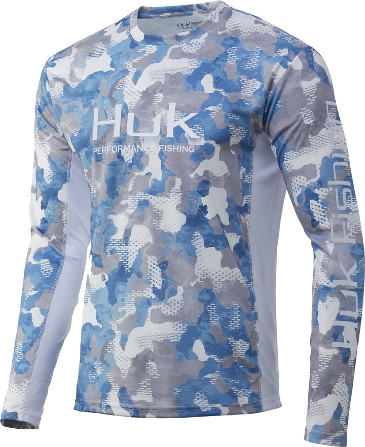 HUK Men's Icon X Camo Long-Sleeve Performance Shirt - ShopStyle T-shirts