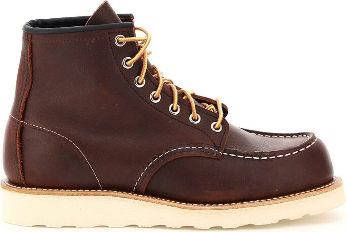 Red Wing Shoes classic moc ankle boots - ShopStyle