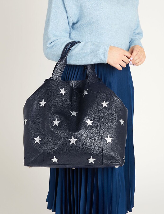 Jones Bootmaker Leather Star Tote Bag - ShopStyle