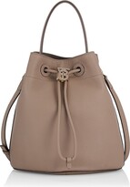 Burberry Leather Drawstring Bucket Bag - ShopStyle
