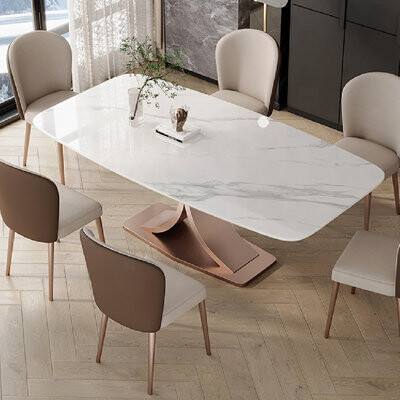 BLONSKI Bella Modern Luxury Marble Dining Table - ShopStyle