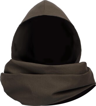 Medieval Costume Men Medieval Men Scarf Brown Wrap Cloak Primitive Hood ...