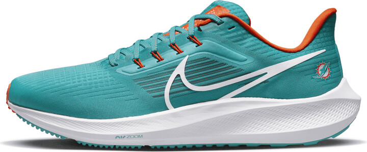 Nike Men's Air Zoom Pegasus 39 (NFL Miami Dolphins) Road Running Shoes ...