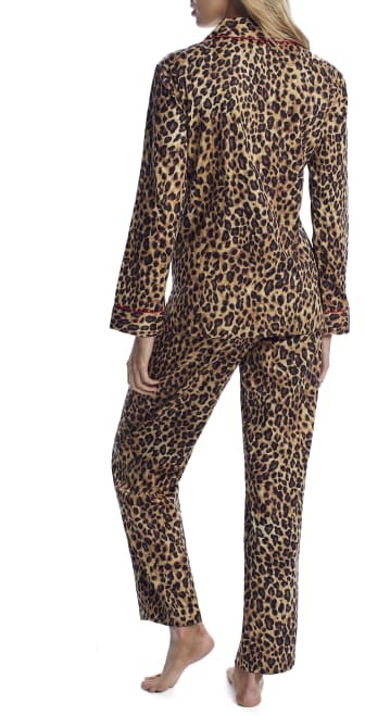 Lauren Ralph Lauren Leopard Satin Pajama Set - ShopStyle